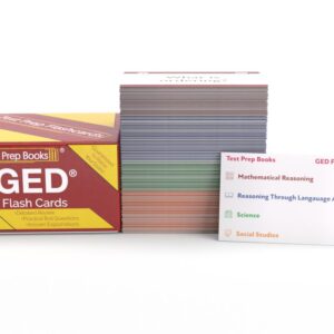 GED Study Cards 2025-2026: GED Test Prep and Practice Questions for All Subjects [2nd Edition]