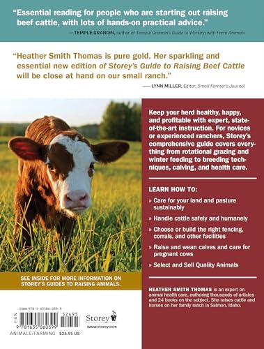 Storey's Guide to Raising Beef Cattle, 4th Edition: Health, Handling, Breeding