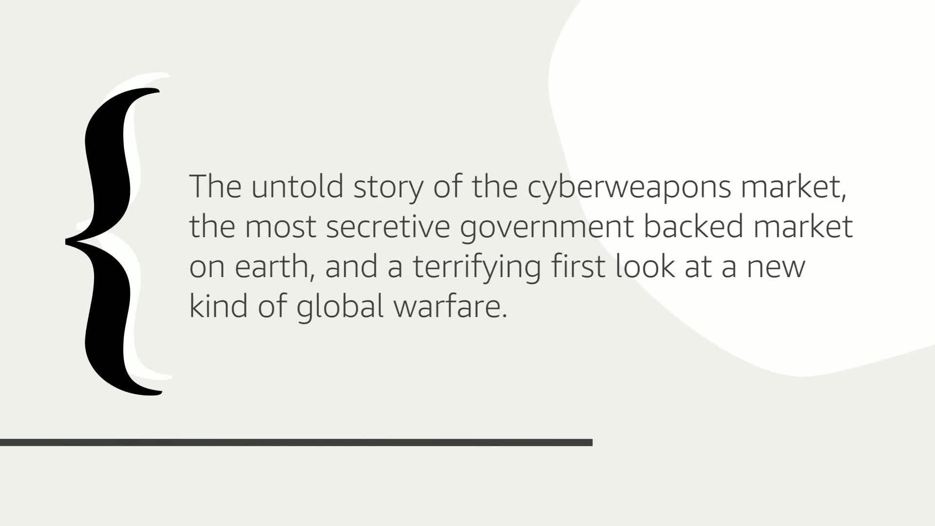 This Is How They Tell Me the World Ends: The Cyberweapons Arms Race