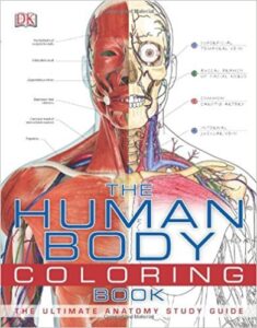 the human body coloring book