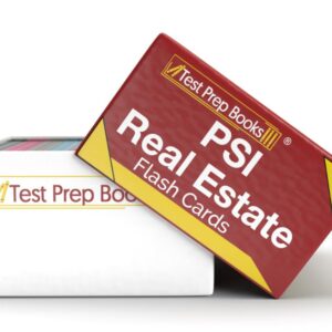 PSI Real Estate Exam Prep Study Cards: PSI Real Estate Review with Practice Test Questions for The National License [Full Color Cards]