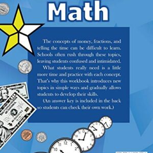 Humble Math – 100 Days of Money, Fractions, & Telling the Time: Workbook (With Answer Key): Ages 6-11 – Count Money (Counting United States Coins and ... – Grades K-4 – Reproducible Practice Pages