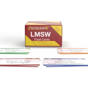 LMSW Exam Prep 2025-2026 Study Cards: ASWB Masters Social Work Review with Practice Test Questions [Full Color Cards]