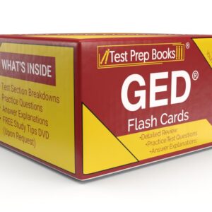 GED Study Cards 2025-2026: GED Test Prep and Practice Questions for All Subjects [2nd Edition]