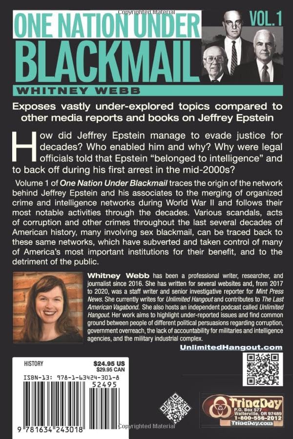 One Nation Under Blackmail - Vol. 1: The Sordid Union Between Intelligence and Crime that Gave Rise to Jeffrey Epstein, VOL.1