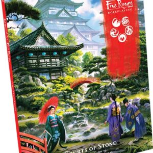 Legend of The Five Rings Roleplaying Game Courts of Stone SOURCEBOOK - Adventure Game, Strategy Game for Kids & Adults, Ages 14+, 3-5 Players, 2 Hour Playtime, Made by Edge Studio