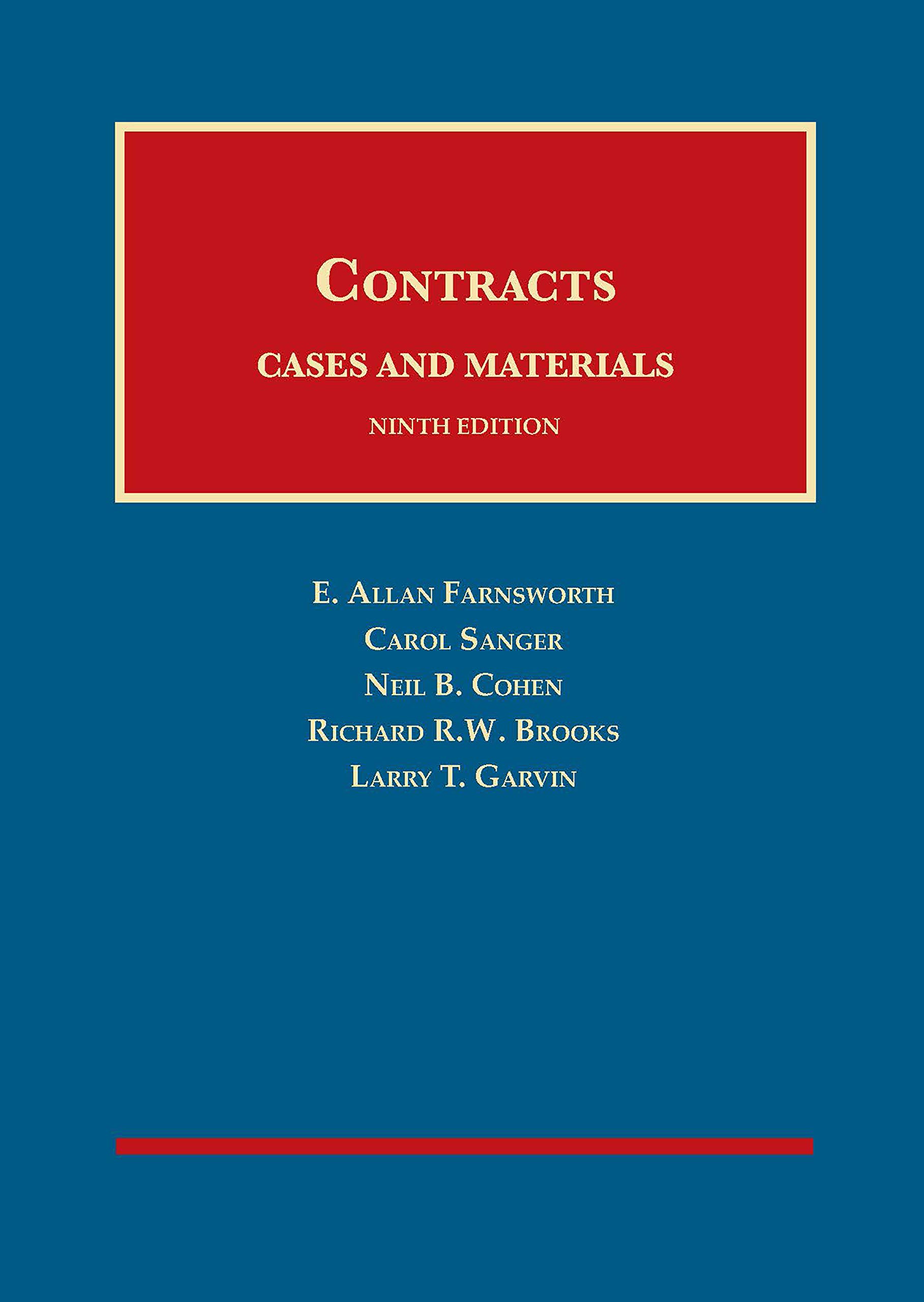 Cases and Materials on Contracts (University Casebook Series)