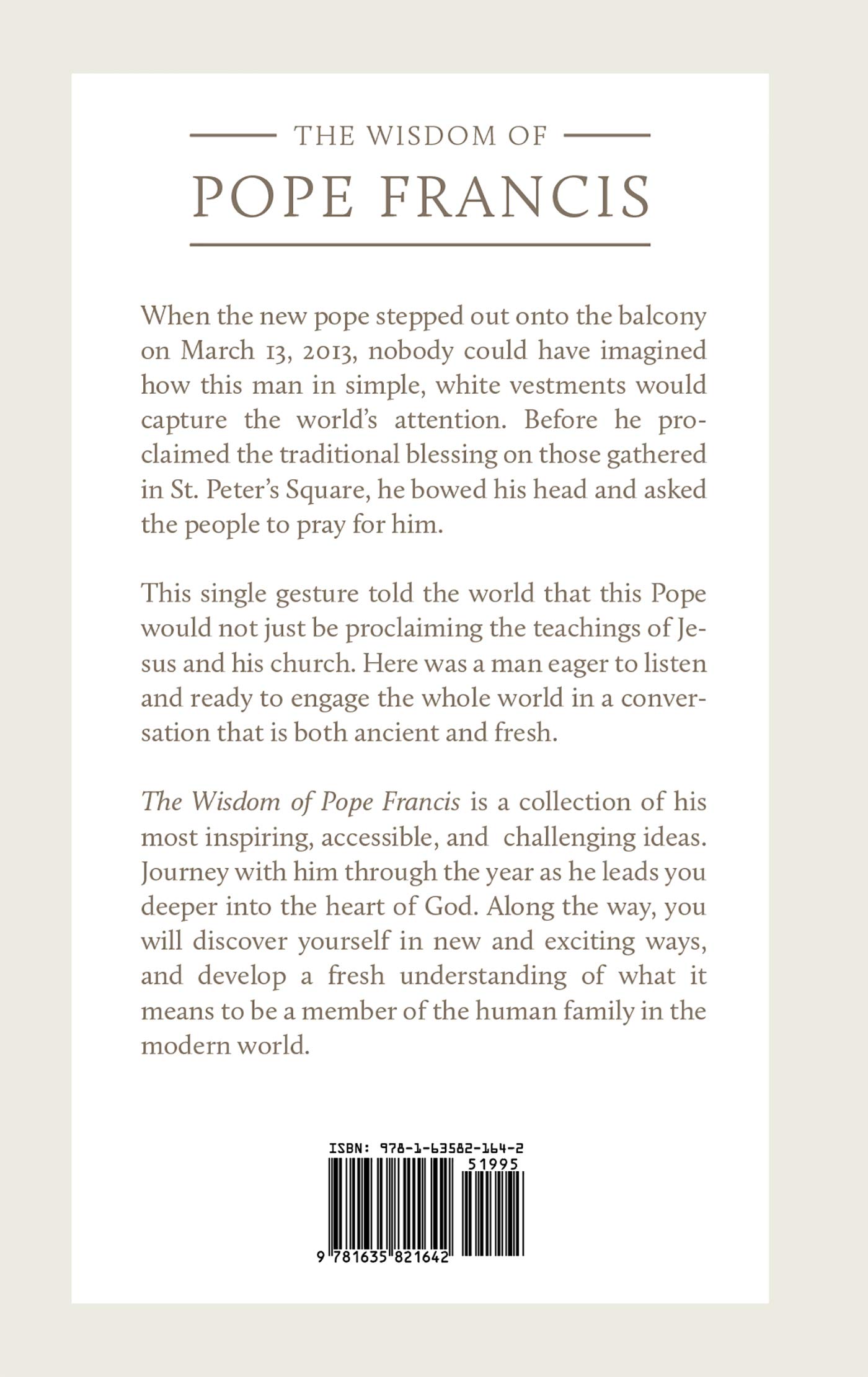 The Wisdom of Pope Francis: 365 Days of Inspiration