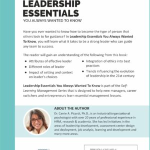 Leadership Essentials You Always Wanted to Know (Self-Learning Management Series)