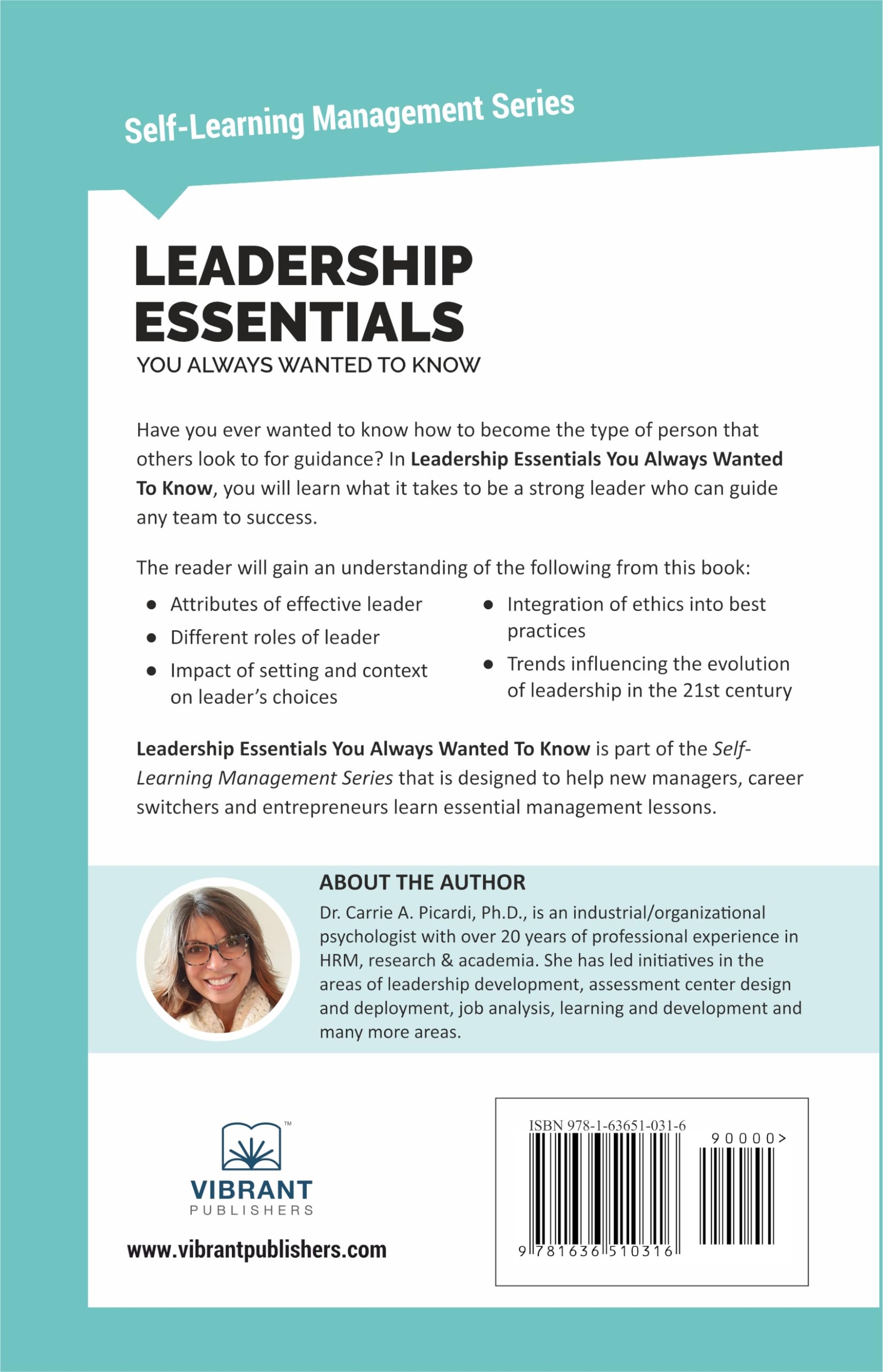 Leadership Essentials You Always Wanted to Know (Self-Learning Management Series)