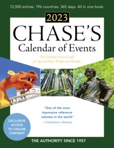 chase's calendar of events 2023: the ultimate go-to guide for special days, weeks and months