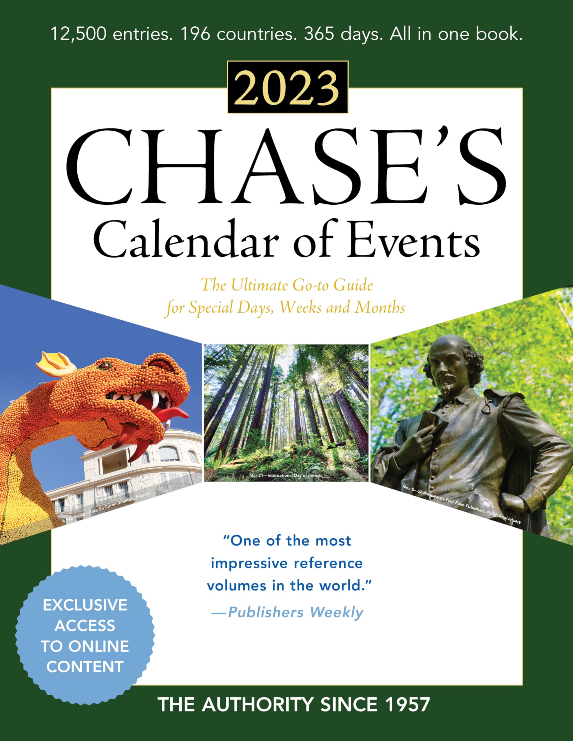 Chase's Calendar of Events 2023: The Ultimate Go-to Guide for Special Days, Weeks and Months