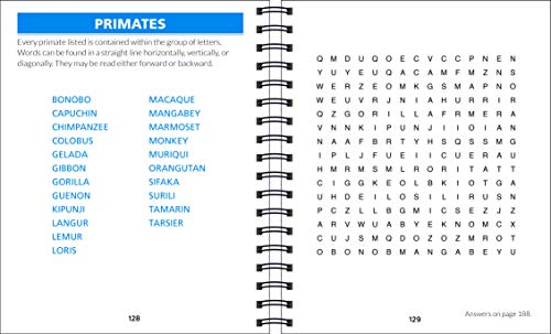 Brain Games - Word Search Large Print (Blue)