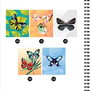 Brain Games - Sticker by Number: Butterflies