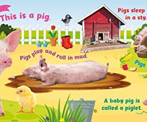 First Animal Facts: Farm-5 Button Animal Sounds Book