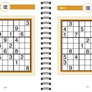 Brain Games - Large Print Sudoku (Orange)