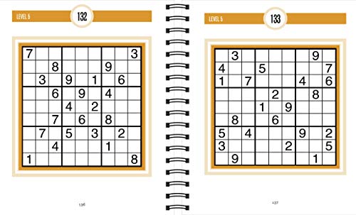 Brain Games - Large Print Sudoku (Orange)