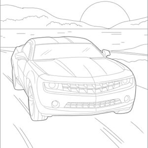 Coloring Book for Kids: Cool Cars & Trucks