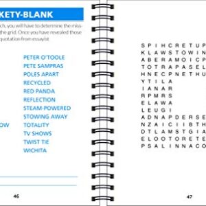 Brain Games - Word Search Large Print (Blue)