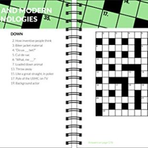 Brain Games - Crosswords Large Print (Green)