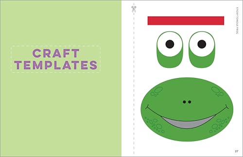 Preschool Paper Crafts: 25 Creative Crafts to Practice Hand-Eye Coordination & Scissor Skills