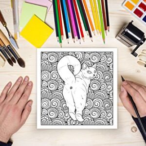 Cat Butt: An Off-Color Adult Coloring Book for Cat Lovers