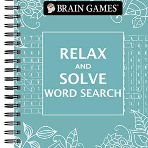 Brain Games - Relax and Solve: Word Search (Teal)