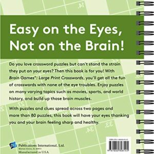 Brain Games - Crosswords Large Print (Green)