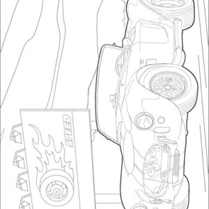 Coloring Book for Kids: Cool Cars & Trucks