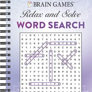 Brain Games - Relax and Solve: Word Search (Purple)