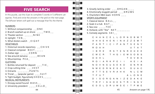 Brain Games - Large Print Word Search