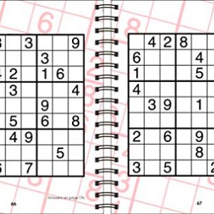 Brain Games - Sudoku Large Print (Red)