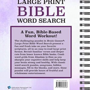 Brain Games - Large Print Bible Word Search (Brain Games - Bible)