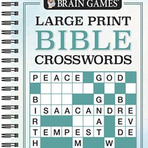 Brain Games - Large Print Bible Crosswords (Brain Games - Bible)