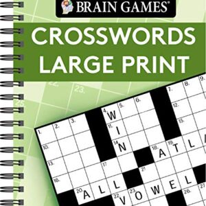 Brain Games - Crosswords Large Print (Green)