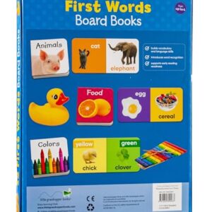 First Words (12 Board Book Set) (Early Learning)