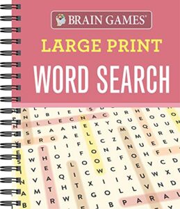 brain games - large print word search