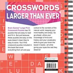 Brain Games - Large Print Crossword Puzzles (Arrow)