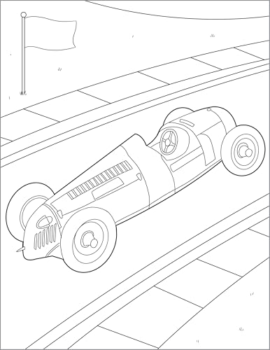 Coloring Book for Kids: Cool Cars & Trucks