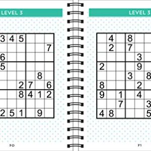 Brain Games - Large Print Sudoku Puzzles (Green)