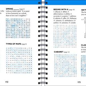 Brain Games - Word Search Large Print (Blue)