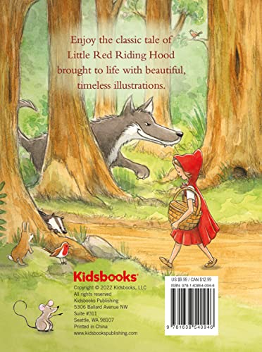 My Favorite Fairy Tales: Little Red Riding Hood – Classic Fairy Tale Toddlers, Ages 2-4 – Part of the My Favorite Fairy Tales Series