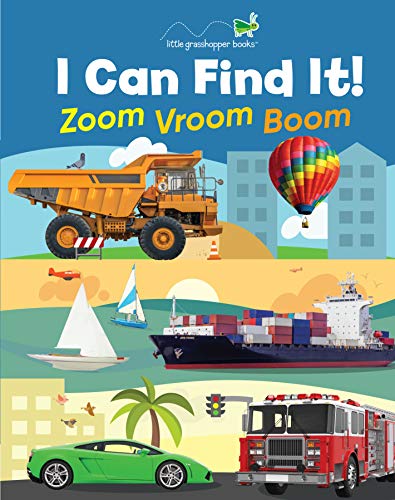 I Can Find It! Zoom Vroom Boom (Large Padded Board Book)