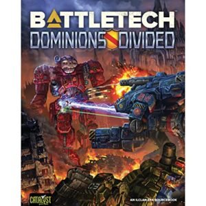 BattleTech Dominions Divided - Sourcebook for 2+ Players, Ages 14+, 1.5 Hours+ Play Time - Catalyst Game Labs