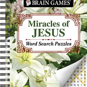 Brain Games - Miracles of Jesus Word Search Puzzles (Brain Games - Bible)