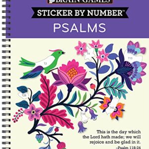 Brain Games - Sticker by Number: Psalms