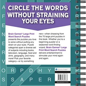 Brain Games - Large Print Word Search (Arrow)