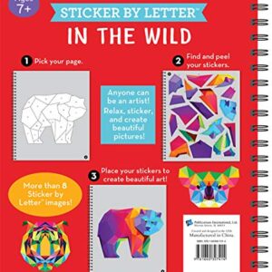 Brain Games - Sticker by Letter: In the Wild (Sticker Puzzles - Kids Activity Book)