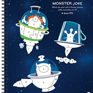 Brain Games - Sticker by Letter: Monsters (Sticker Puzzles - Kids Activity Book)