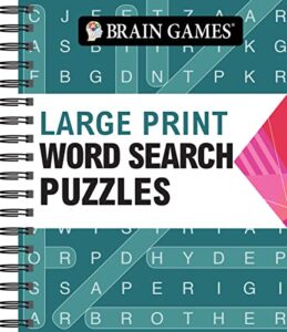 brain games - large print word search (arrow)